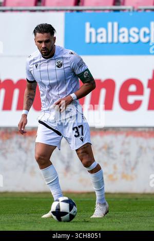 Sandhausen, Deutschland. 31 août 2025. Arthur Lyska (Torwart, SVS, 1 ...
