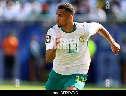 Iliman Ndiaye, du Sénégal, court lors du match du Groupe I de la Coupe ...