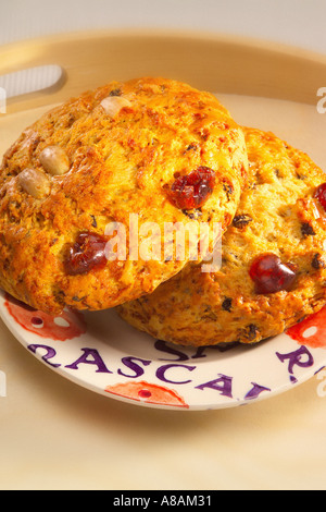 Un gâteau traditionnel Yorkshire Fat Rascal qui est un local Produits ...