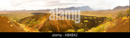 La coulée de lave de SHEITANI Chyulu Hills Volcano vulcan Kenya Afrique ...