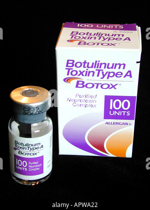Le Botox la toxine botulique flacon de médicament Photo Stock - Alamy