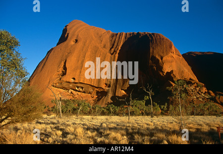 Le mont Uluru, Ayers Rock, détail, Kata Tjuta National Park, Territoire ...