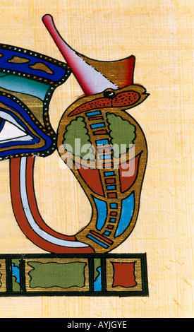 Égypte - Papyrus Yeux oudjat (wadjeti) Oeil d'Horus amulette de ...