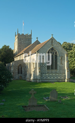 L'église de Burnham Thorpe, Norfolk England UK village de naissance de ...