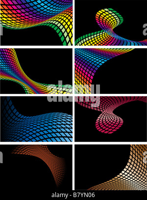 Résumé des points de trame Photo Stock - Alamy