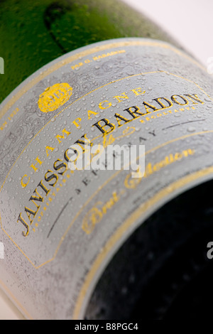 Bouteille de champagne Janisson Baradon s label France Photo Stock - Alamy