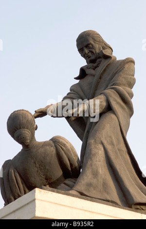 Sculpture de Jose Custodio Faria (Abbé Faria). Fondateur de la doctrine ...