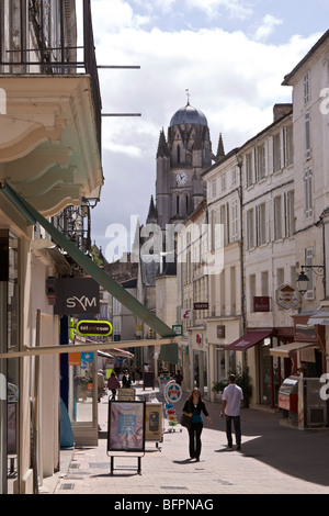 France,Charente Maritime,Saintonge,Saintes,rue Alsace Lorraine,la ...