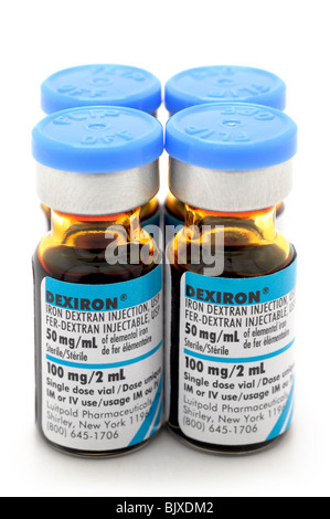 Flacons de liquide Fer injectable - indiqué pour les carences en fer ...