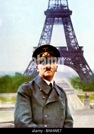 1940 , 23 juin, Paris , FRANCE : Le dictateur allemand de Fuhrer ADOLF ...