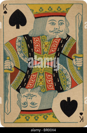 Jeu, jouer aux cartes, le Roi de pique, jeu de carte, jeux de carte ...