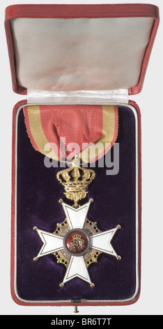 Ordre de Berthold I, la Croix du Commandant. Or, émaillé, perforé '585 ...