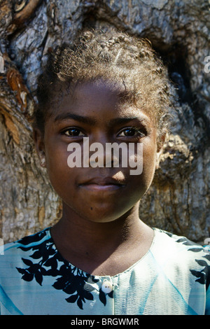 Belle fille malgache, Madagascar Photo Stock - Alamy
