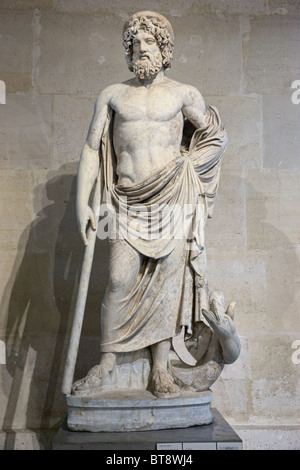 Asclépios (Esculape) et Romain dieu grec de la guérison, fils d'Apollon ...