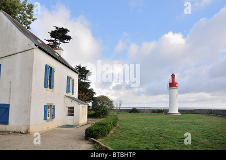 Le phare de Langoz, Loctudy, Bretagne, France Photo Stock - Alamy