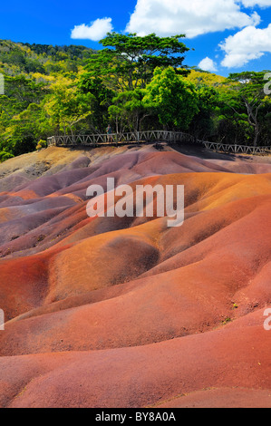 Canyon de la Terre Rouge ou Canyon des terres rouges, Orange ou Ocher ...