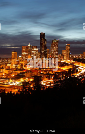 Paysage urbain de Seattle du docteur Jose Rizal Park, Seattle ...