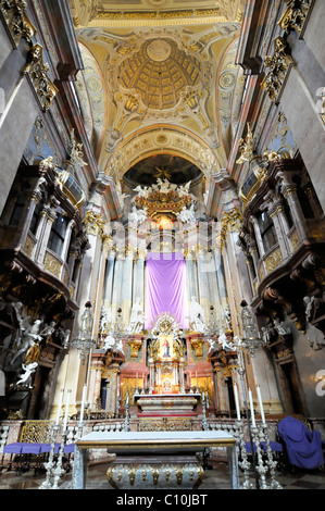 Intérieur, de l'église Saint Pierre, église Peterskirche, Vienne ...