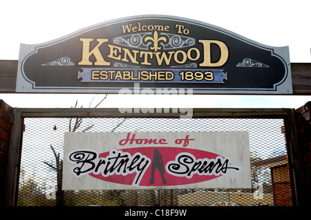 Kentwood, ville natale de Britney Spears Kentwood, Louisiane - 03.03.09 ...