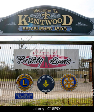 Kentwood, ville natale de Britney Spears Kentwood, Louisiane - 03.03.09 ...