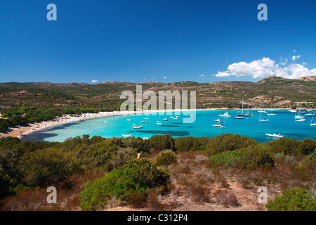 Plage de la Rondinara en Corse en France Photo Stock - Alamy