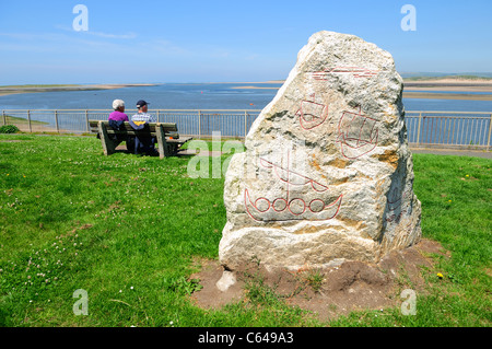 North Devon Appledore Memorial Viking à Pierre le Hubba Dane Photo ...