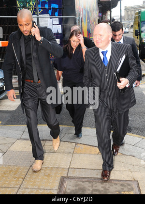 Hollyoaks acteur Ricky Whittle arrive à Liverpool Magistrates Court ...