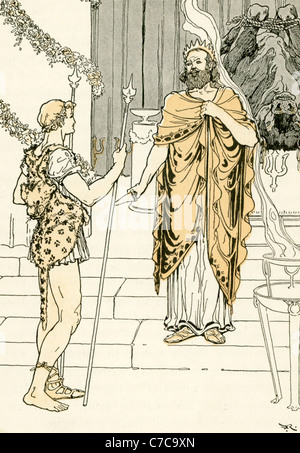 Dans la mythologie grecque, le héros grec Jason a demandé la Toison d ...
