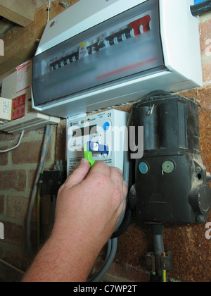 Compteur de clés d'électricité à prépaiement Photo Stock - Alamy