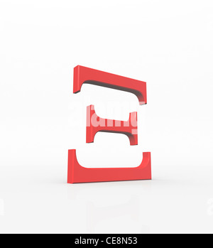 Xi 14e lettre de l'alphabet grec en chiffres grecs système il valeur 60 ...