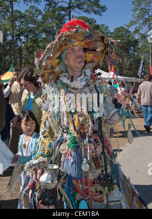 "Lady Ettie'character au Hoggetowne Faire médiévale, Gainesville ...