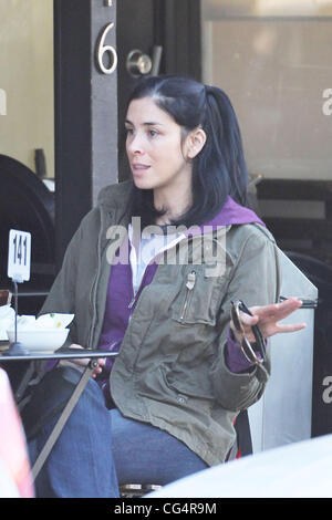 Sarah Silverman et un ami rendez-vous pour le déjeuner à Joan's on ...