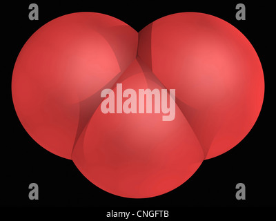 La structure atomique de l'oxygène Photo Stock - Alamy
