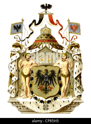 Blason, symbole de l'Empire allemand, grand blason impérial de l ...