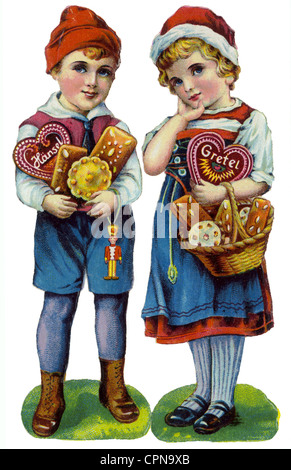 Littérature, conte de fées, frères Grimm, Hansel et Gretel, Hansel dans ...