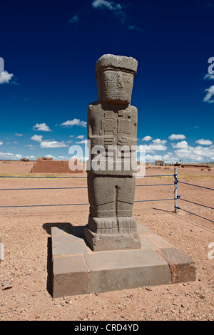 Temple Kalasasaya, pré-inca de Tiwanaku, site classé au Patrimoine ...