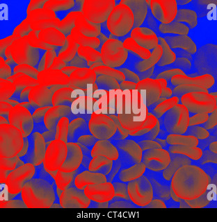 La microscopie électronique d'une cellule humaine normale, la membrane ...