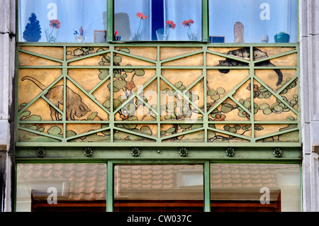 Bruxelles, Belgique. La maison de Paul Hankar (1893 - Paul Hankar) Rue ...