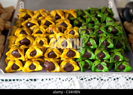 À la boulangerie cookies marocain à Marrakech, Maroc Photo Stock - Alamy