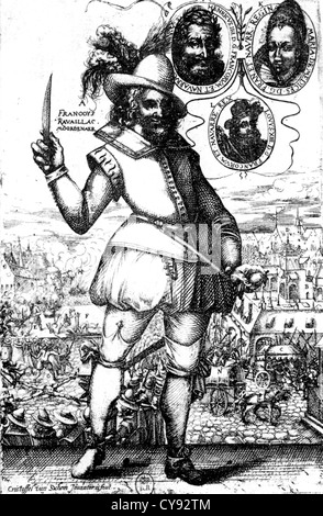 François Ravaillac, zélote et assassin catholique français, 1578-1610 ...