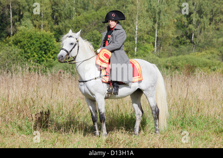 Napoléon Bonaparte à cheval Photo Stock - Alamy