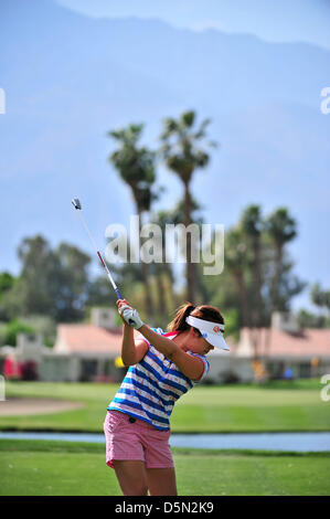 04 avril 2013 : Mindy Kim lors de la première manche du championnat ...
