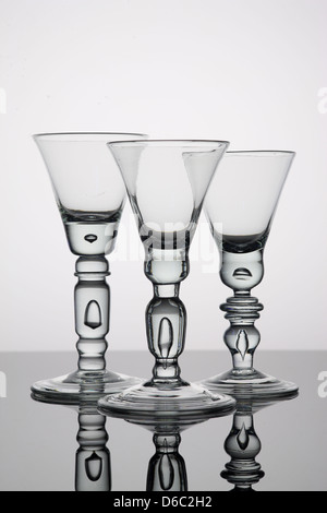 English verres 17e et 18e siècle, de balustres, profil de verre, verre ...