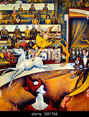 Le Cirque de Georges Seurat 1859 -1891 Français France Photo Stock - Alamy