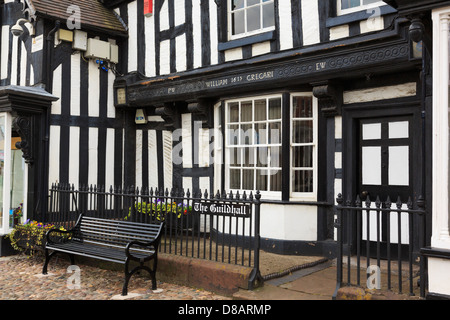 Newport Shropshire Le Vieux Guildhall À Newport Shropshire Angleterre ...