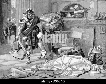 Archimède (c287-212 BC) Le grec ancien mathématicien et inventeur ...