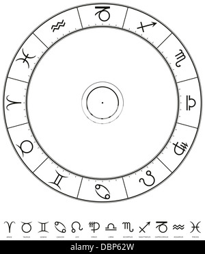 Le Capricorne La chèvre mer constellation du zodiaque carte sur un ...