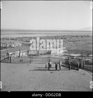 Au Topaz Relocation Center dans l'Utah, le personnel de sécurité ...