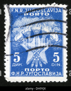 Yougoslavie,poste,court,Timbres Timbres payés payé de courte,stamps ...