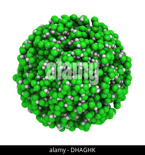 Le dichlorométhane (CH2Cl2, chlorure de méthylène, DCM) molécule, la ...